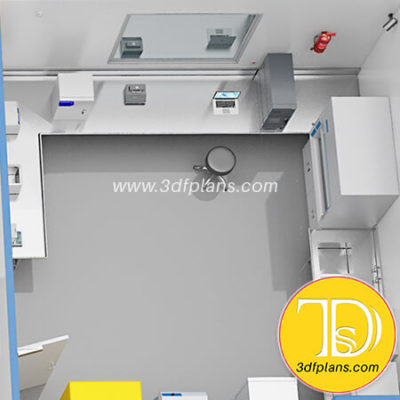 Laboratory & Greenhouse 3D Floor Plans - 3D Floor Plans